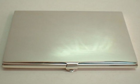 Sterling Silver Silver Business Card Case.
